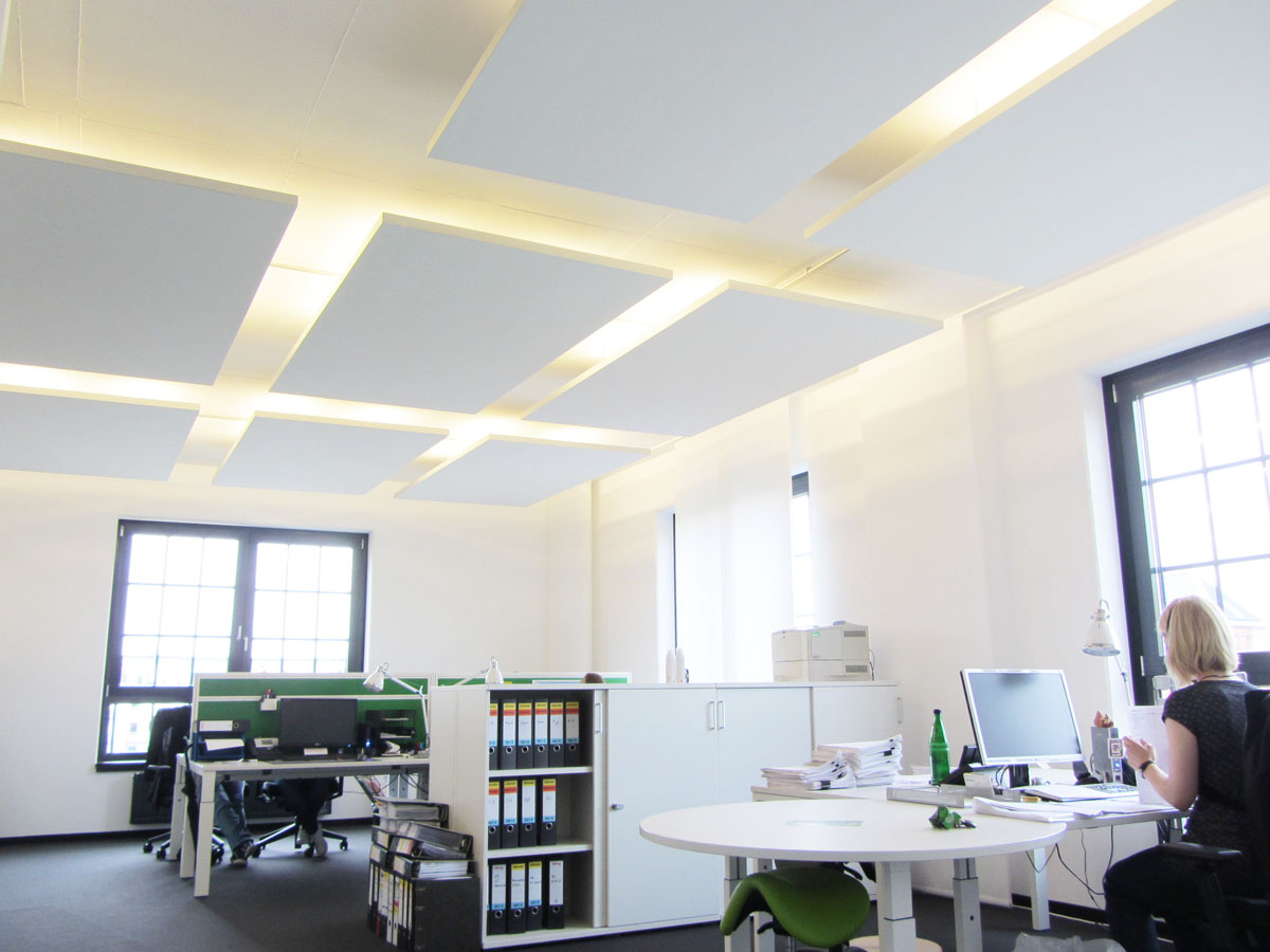 Akustik-Deckensegel - Raumakustik & Lärmschutz